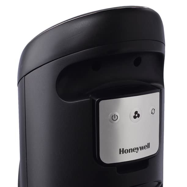 Honeywell QuietSet Oscillating Electric Tower Stand Fan 40”, Powerful and Quiet 5-Speeds with Remote Control (Renewed)