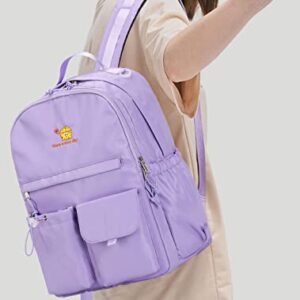 Lanola Laptop Backpacks School Bag College Backpack Anti Theft Travel Daypack Large Bookbags for Teens Girls Women Students - Purple