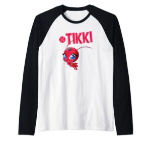 miraculous ladybug kwamis collection tikki power raglan baseball tee