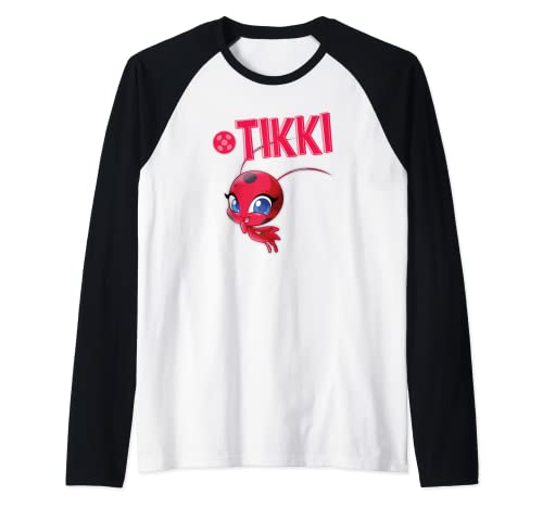 Miraculous Ladybug Kwamis Collection Tikki power Raglan Baseball Tee