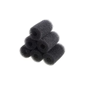 aquaneat 6-pack pre-filter sponge for aquarium shrimp fry fish tank filter 0.4” intake, replacement foam cover