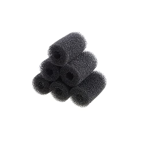 AQUANEAT 6-Pack Pre-Filter Sponge for Aquarium Shrimp Fry Fish Tank Filter 0.4” Intake, Replacement Foam Cover