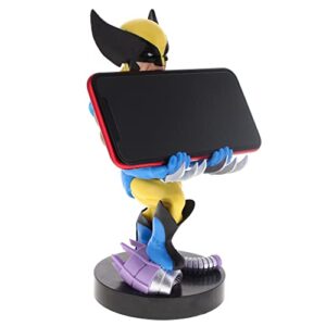 Exquisite Gaming: Marvel Wolverine - Original Mobile Phone & Gaming Controller Holder, Device Stand, Cable Guys, Licensed Figure