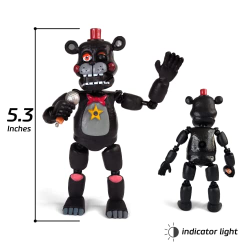 Toysvill Inspired by Five Nights at Freddys | Chocolate | Freddy's Action Figures Toys (FNAF) Set of 6 pcs [Rockstar & Chocolate Freddy, Bonnie, Chica, Easter, Freddy Frostbear]