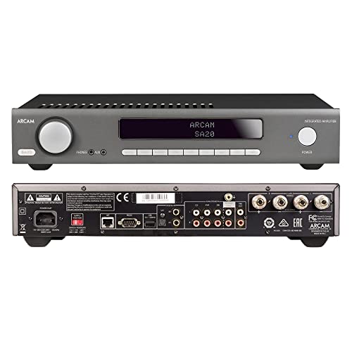 Arcam SA20 Class G Integrated Amplifier - Impeccable Sound & Efficiency - 90W of Power Per Channel - Easily Connects to Surround Sound System