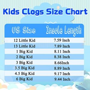 Kids Clogs Sandals Barefoot Shoes Boys Girls Beach Slippers Lightweight Outdoor Summer Water Shoes Purple Unicorn 4.5