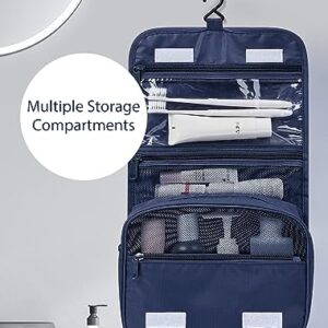 DIMJ Packing Cubes for Travel, 8 Set Luggage Packing Organizers Lightweight Suitcase Storage Bag with Multiple Sizes Travel Bag for Clothes Shoes Cosmetics Toiletries (Navy blue)