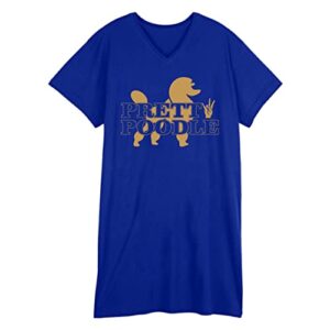 bbgreek sigma gamma rho sorority paraphernalia - sgrho - nightshirt - pretty poodle - x-large - official vendor