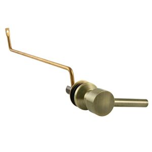 kingston brass ktdls3 concord side mount toilet tank lever, antique brass 10.69 x 3.41 x 1.31