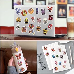 FNAF Stickers 100PCS 5 Nights at Freddy's,fnf,Freddy,Five Nights at Freddy's Stickers,Freddy Fazbear,FNAF Merch Gift for Teens/Kids