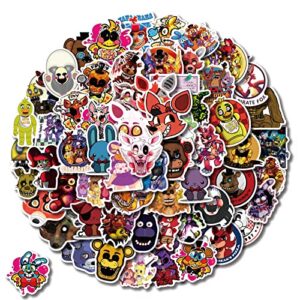 fnaf stickers 100pcs 5 nights at freddy's,fnf,freddy,five nights at freddy's stickers,freddy fazbear,fnaf merch gift for teens/kids