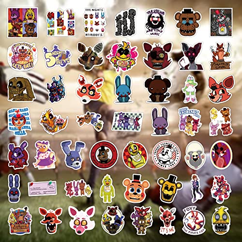 FNAF Stickers 100PCS 5 Nights at Freddy's,fnf,Freddy,Five Nights at Freddy's Stickers,Freddy Fazbear,FNAF Merch Gift for Teens/Kids