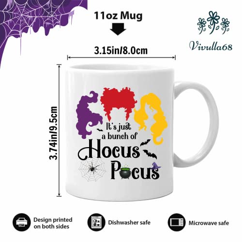 Vivulla68 Hocus Pocus Coffee Mug Hocus Pocus Mug, Hocus Pocus Decorations, Hocus Pocus Coffee Cup Halloween Mug, Hocus Pocus Gifts, Halloween Coffee Mug, Cauldron Mug, Sanderson Sisters Decor