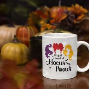 Vivulla68 Hocus Pocus Coffee Mug Hocus Pocus Mug, Hocus Pocus Decorations, Hocus Pocus Coffee Cup Halloween Mug, Hocus Pocus Gifts, Halloween Coffee Mug, Cauldron Mug, Sanderson Sisters Decor