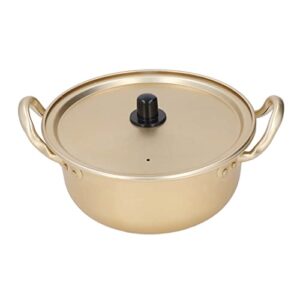 korean ramen cooking pot, korean ramen pot stackable ramen pot with lid for home camping hiking