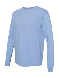 comfort colors men's 6014 adult long sleeve a washed denim, xx-large