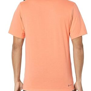 adidas Men's Essentials Feel Ready Training T-Shirt, Coral Fusion/Black, Large