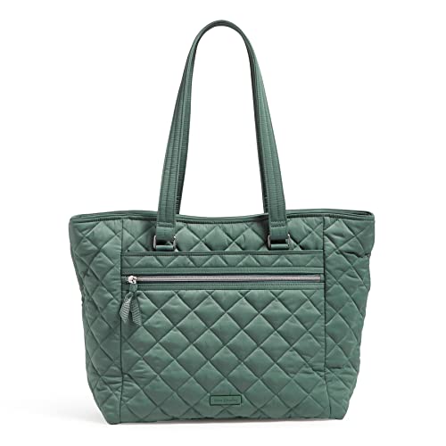 Vera Bradley Women's Performance Twill Work Tote Bag, Olive Leaf, One Size