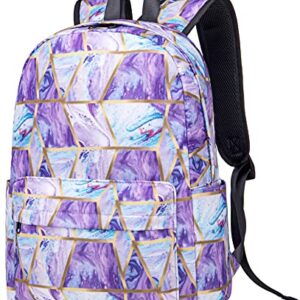 Bluboon Teen Girls School Backpack Kids Bookbag Set with Lunch Box Pencil Case Travel Laptop Backpack Casual Daypacks