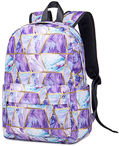 Bluboon Teen Girls School Backpack Kids Bookbag Set with Lunch Box Pencil Case Travel Laptop Backpack Casual Daypacks