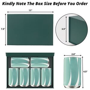 MONDEPAC Gift Box 11x7.5x3.5 Inches,Forest Green Gift Box with Magnetic Lid，Large Gift Box Contains Card, Ribbon, Shredded Paper Filler Gift Box for Valentine's Day Gift Packaging