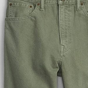 GAP Mens Orginal Straight Fit Jeans Gasoline Green 32X34