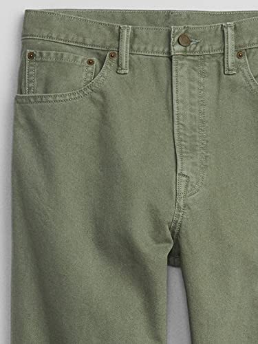 GAP Mens Orginal Straight Fit Jeans Gasoline Green 32X34