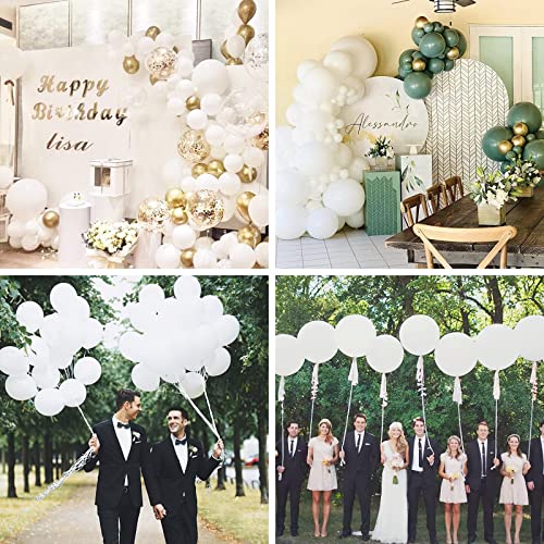 Bundle - Black Balloons 50 pcs 5 inch and White Balloons 50 pcs 5 inch