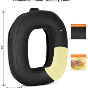 A50 Gen 4 Mod Kit - defean Replacement Earpads and Headband Compatible with Astro A50 Gen 4 Headset,Ear Cushions, Upgrade High-Density Noise Cancelling Foam, Added Thickness (Black Breathable Fabric)