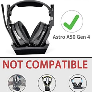 A50 Gen 4 Mod Kit - defean Replacement Earpads and Headband Compatible with Astro A50 Gen 4 Headset,Ear Cushions, Upgrade High-Density Noise Cancelling Foam, Added Thickness (Black Breathable Fabric)