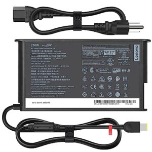 new 230w 20v 11.5a ac adapter for lenovo legion y7000 y7000p y9000k y520 y520-15 r720 y92, pn: adl230nlc3a 01fr046 sa10m42756 sa10e75805 pa-1231-12la adl230ndc3a 01fr044 laptop power supply