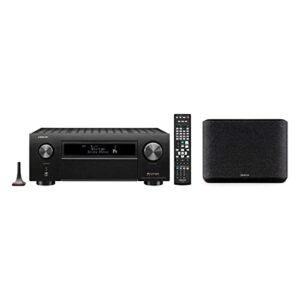 denon avr-x6700h 11.2-channel 8k av receiver with 3d audio and amazon alexa voice control with denon home 250 wireless streaming speaker (black)