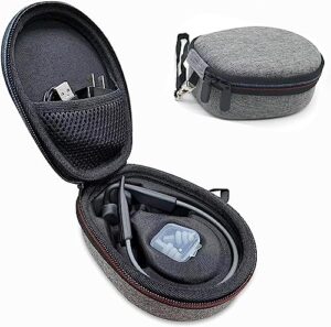 hard case for shokz openrun pro/openmove/openswim, headphone case work with aftershokz aeropex/trekz air/titanium mini/trekz titanium/xtrainerz/opencomm/openmove bone conduction headphones (box only)