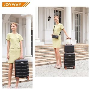 Joyway Luggage 5 Piece Sets， Lightweight Rolling Hardside Travel Luggage with TSA Lock，Luggage Set Clearance，Suitcase with Spinner Wheels for Women