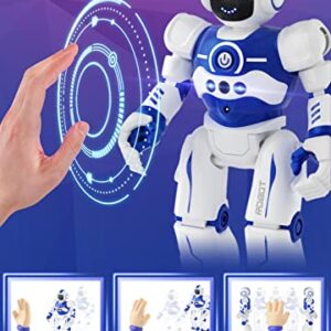 EduCuties Robot Toys for Kids,Programmable Remote Control Smart Walking Dancing Robot Toy Gift with Gesture & Sensing for Age 4 5 6 7 8 9 10 Year Old Boys for Birthday Gift Present