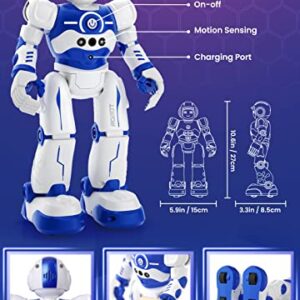 EduCuties Robot Toys for Kids,Programmable Remote Control Smart Walking Dancing Robot Toy Gift with Gesture & Sensing for Age 4 5 6 7 8 9 10 Year Old Boys for Birthday Gift Present