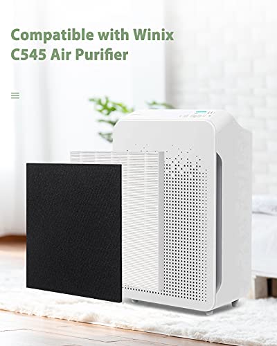 Future Way C545 + 5500 Replacement Filter Set Compatible with Winix C545 and 5500-2 Air Purifier