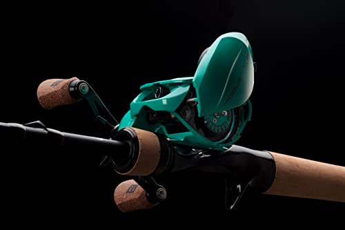 13 FISHING - Modus TX2 Baitcast Reel - 7.3:1 Gear Ratio - Right Hand Retrieve (Salt+Fresh) - MODTX2-7.3-RH, Seafoam Green