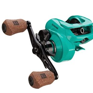 13 FISHING - Modus TX2 Baitcast Reel - 7.3:1 Gear Ratio - Right Hand Retrieve (Salt+Fresh) - MODTX2-7.3-RH, Seafoam Green