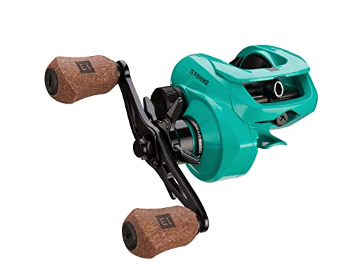 13 FISHING - Modus TX2 Baitcast Reel - 7.3:1 Gear Ratio - Right Hand Retrieve (Salt+Fresh) - MODTX2-7.3-RH, Seafoam Green