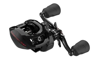 13 fishing - inception g2 baitcast reel - 5.3:1 gear ratio - power model - left hand retrieve (fresh) - ing2p-5.3-lh, black