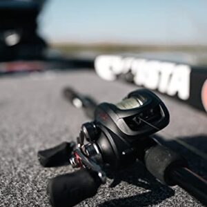 13 FISHING - Inception G2 Baitcast Reel - 5.3:1 Gear Ratio - Power Model - Left Hand Retrieve (Fresh) - ING2P-5.3-LH, Black