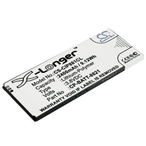 lebee compatible with battery cisco 74-102376-01, cp-batt-8821, gp-s10-374192-010h 8800 2400mah