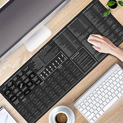 Large Office Mouse Mat, Conference Call Bingo Mouse Pad For Desk, Excel Shortcuts, Windows Shortcuts, Word Shortcuts, Employee Gift