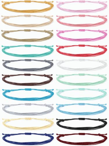 Long tiantian Summer Surfer Bracelets for Women Boho Waterproof Beach Bracelets for Teen Girls Cute Ankle Bracelets for Women