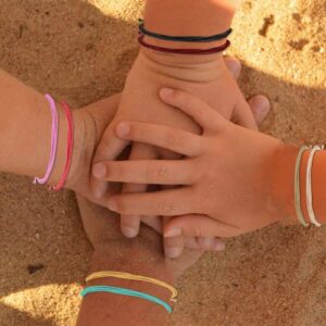 Long tiantian Summer Surfer Bracelets for Women Boho Waterproof Beach Bracelets for Teen Girls Cute Ankle Bracelets for Women