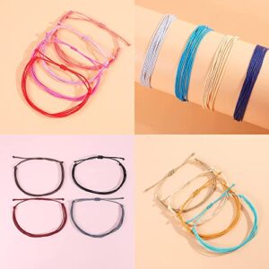 Long tiantian Summer Surfer Bracelets for Women Boho Waterproof Beach Bracelets for Teen Girls Cute Ankle Bracelets for Women