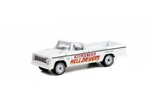 1966 dodge d-100 pickup truck, white - greenlight 30331/48-1/64 scale diecast car