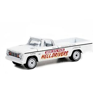 1966 Dodge D-100 Pickup Truck, White - Greenlight 30331/48-1/64 Scale Diecast Car