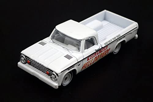 1966 Dodge D-100 Pickup Truck, White - Greenlight 30331/48-1/64 Scale Diecast Car